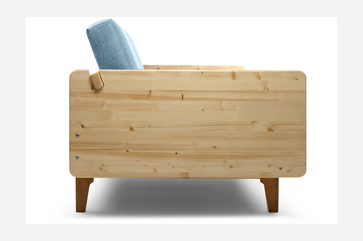 Диван прямой Банф Textile Sky – купить в Москве по цене 33 990 рублей в ...