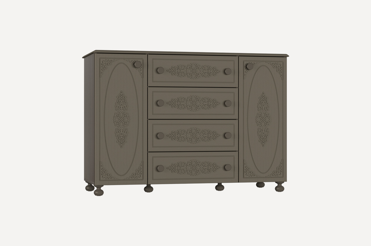 Комод Ассоль-2 Грей – купить в Москве по цене 18 390 рублей в интернет ...